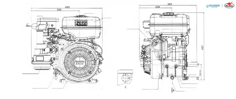 robin 295cc engine for sale EK30 | Robin Power